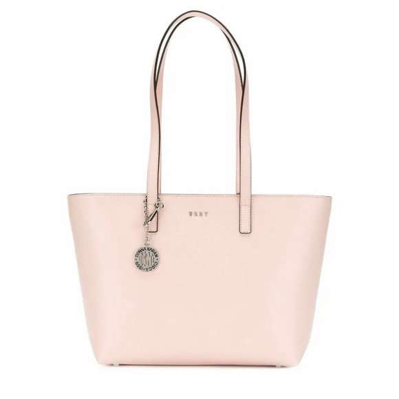 Dkny | Bags | Dkny Nude Leather Shopper Bag Tote Natural Pink | Poshmark
